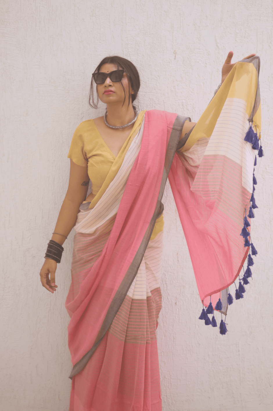 Pure Handloom Sarees Online | Authentic Jamdani, Tissue & More | MĀYIN ...